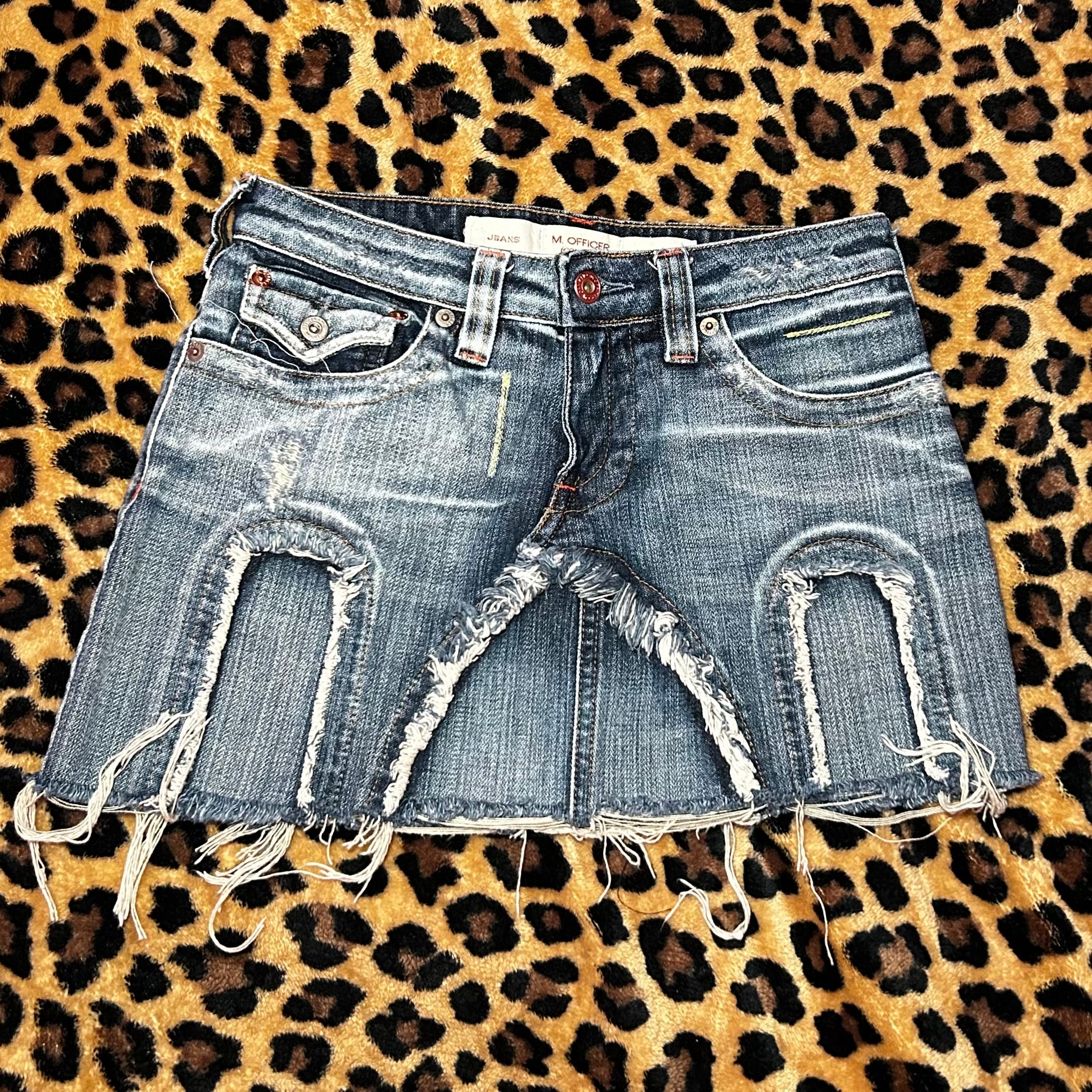 (2) Distressed Denim Mini Skirt – Missangeldoll